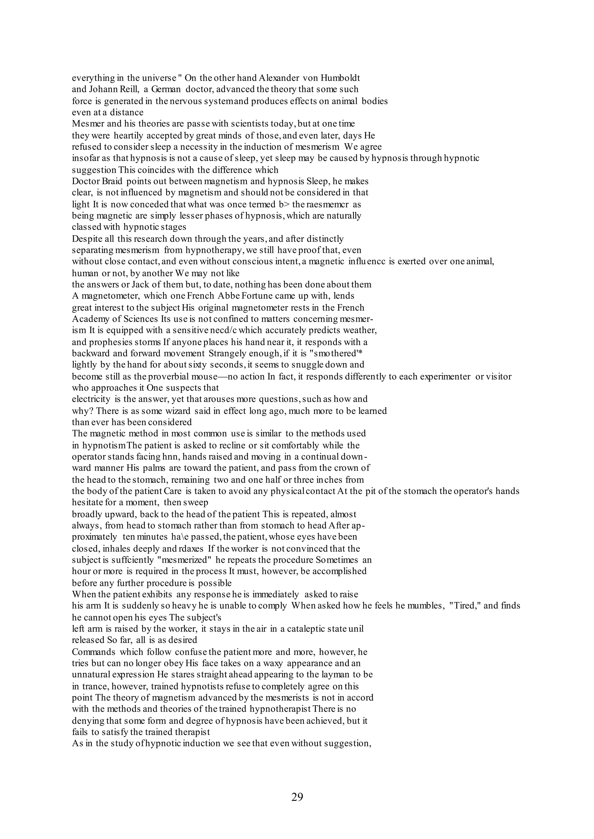 Practice of hypnosis in anesthesiology | DOC | Medical Health