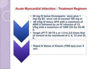 Practice of preparation and administration of tenecteplase | PPT