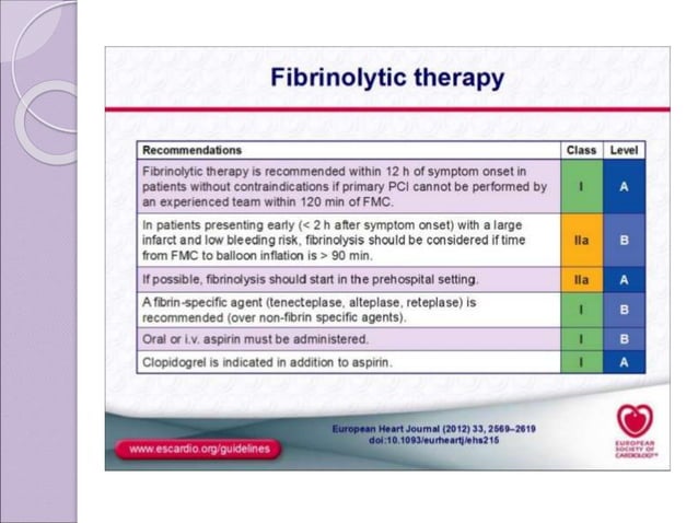 Practice of preparation and administration of tenecteplase | PPT
