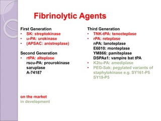 Practice of preparation and administration of tenecteplase | PPT
