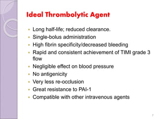 Practice of preparation and administration of tenecteplase | PPT