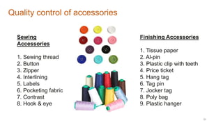Practice of quality in apparel industry sector | PPT