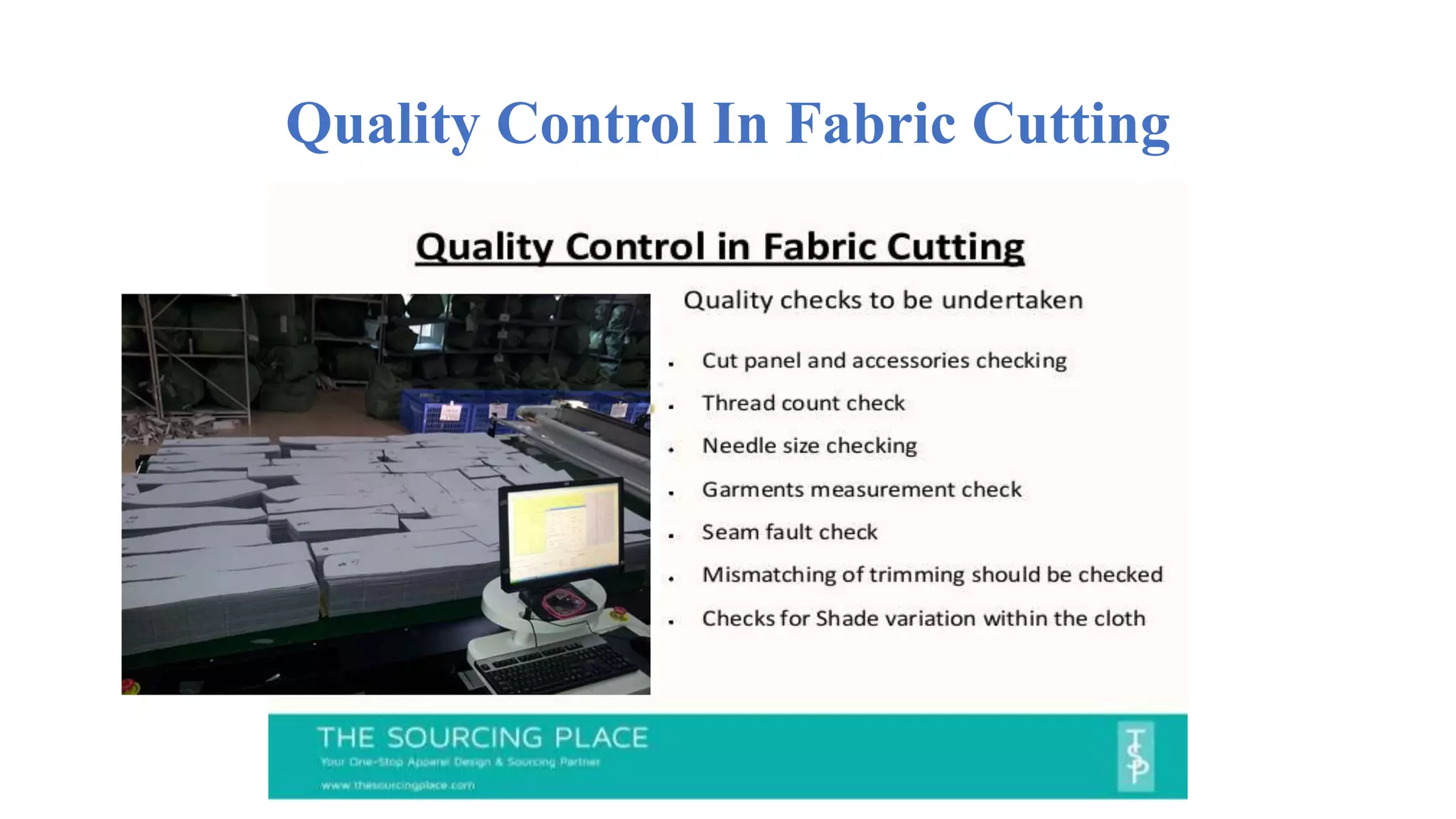 Practice of quality management system in apparel industry qcm ...