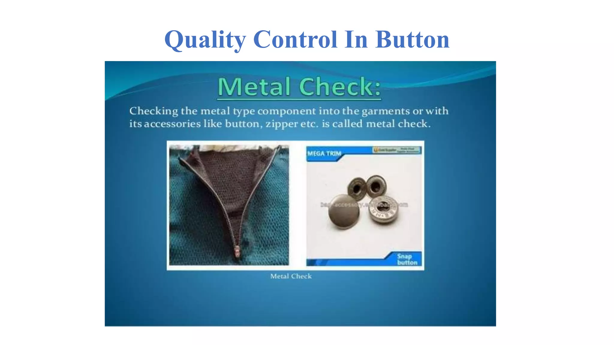 Practice of quality management system in apparel industry qcm ...