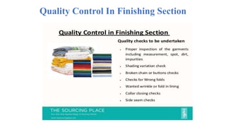 Practice of quality management system in apparel industry qcm presentation1 | PPTX