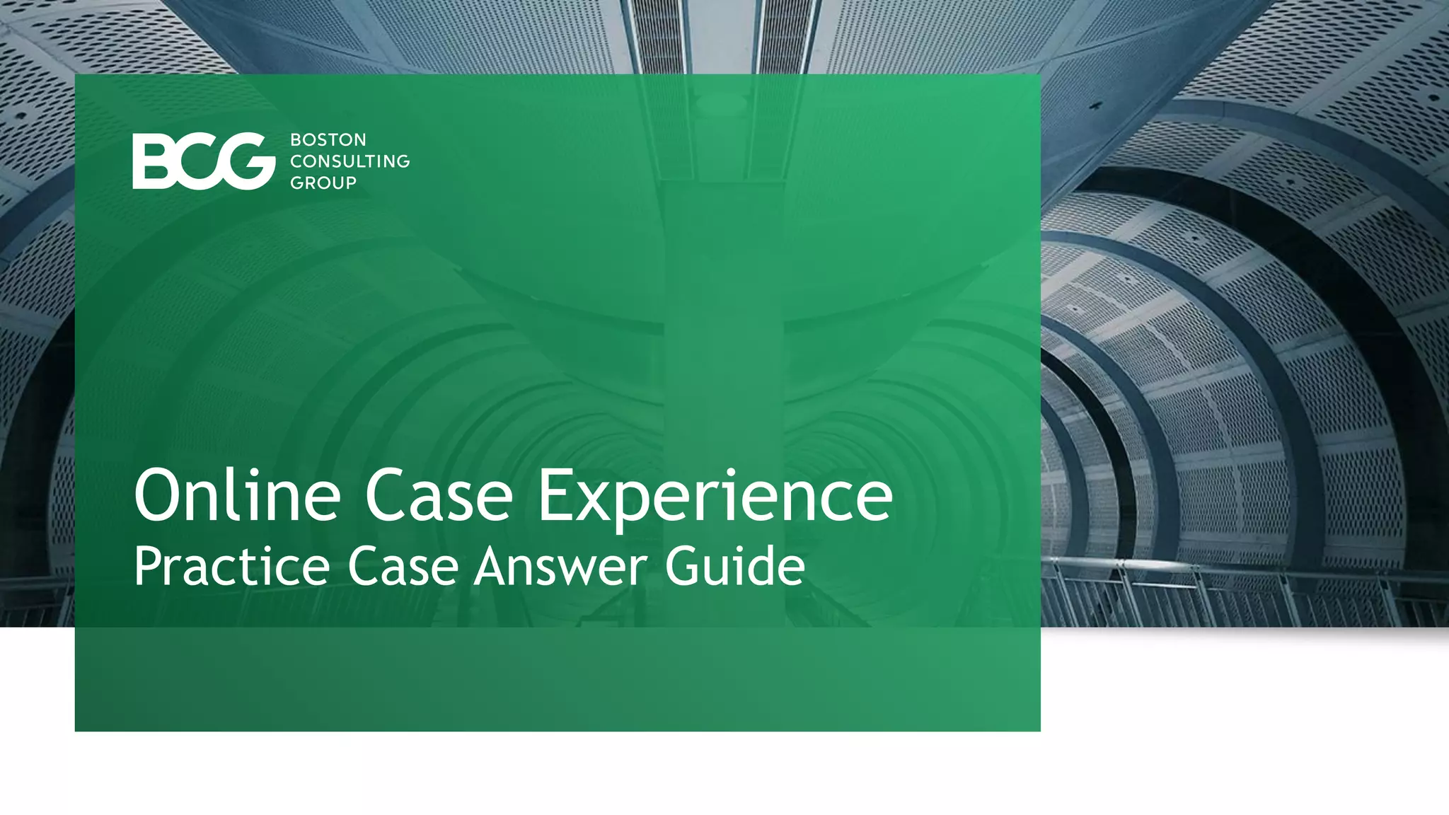 Online Case Practice BCG | PDF