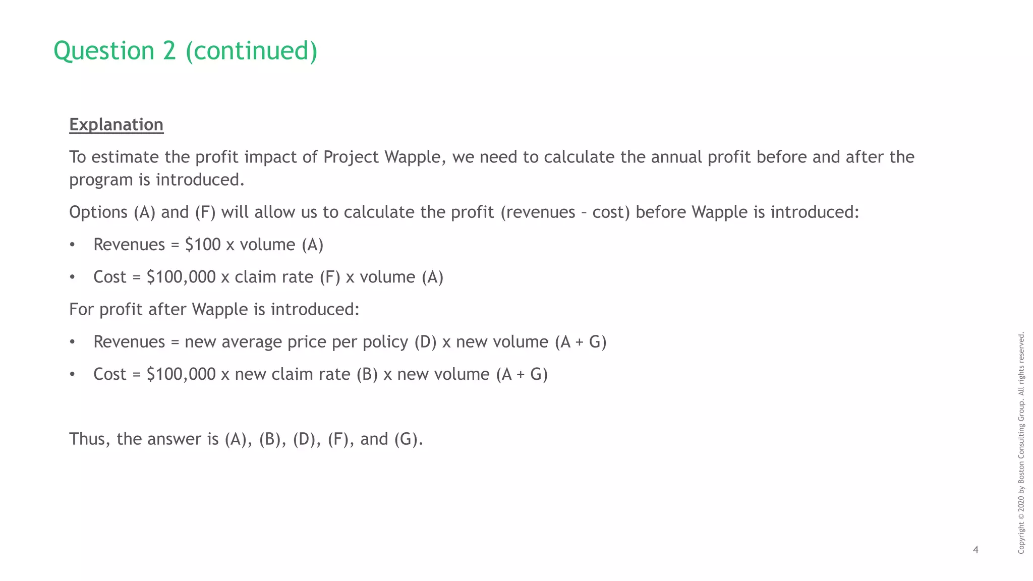 Online Case Practice BCG | PDF