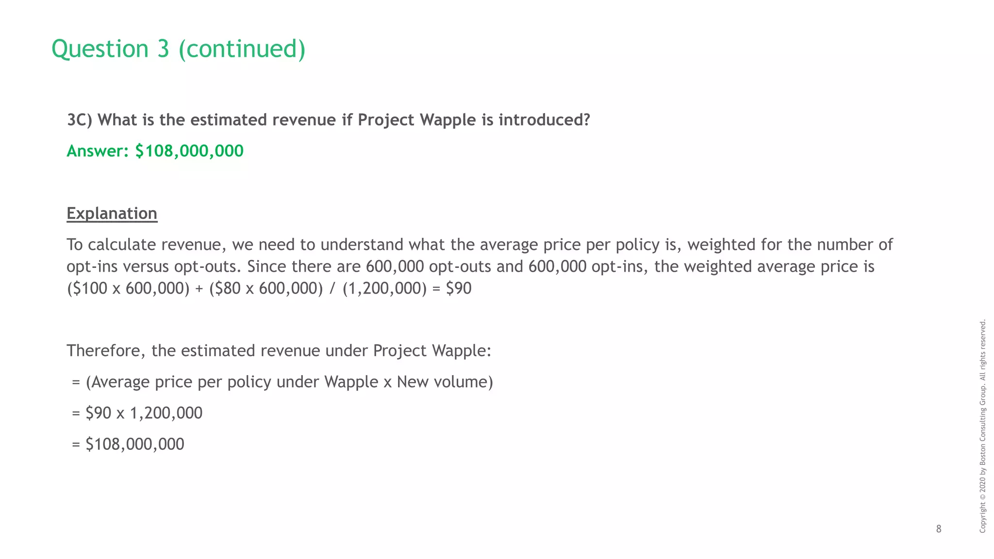 Online Case Practice BCG | PDF
