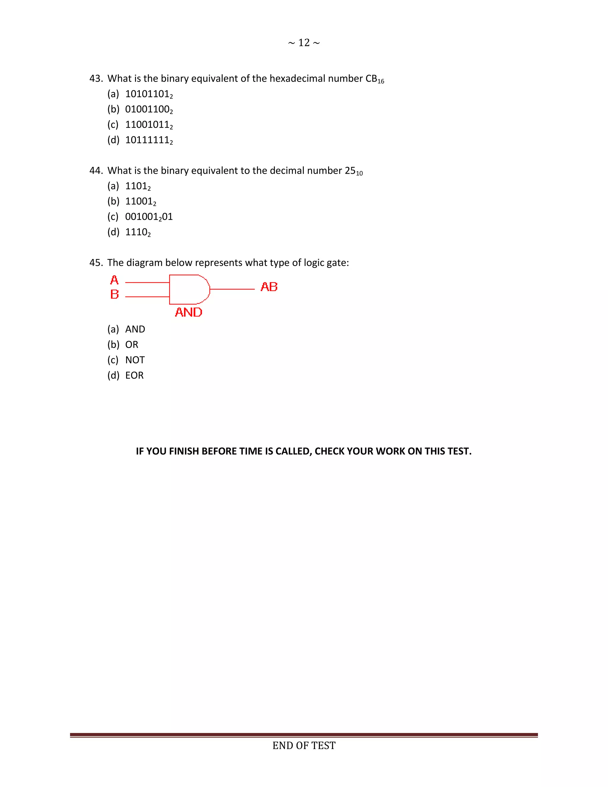 CAPE Computer Science Unit 1 Paper 1 - Practice Paper | PDF
