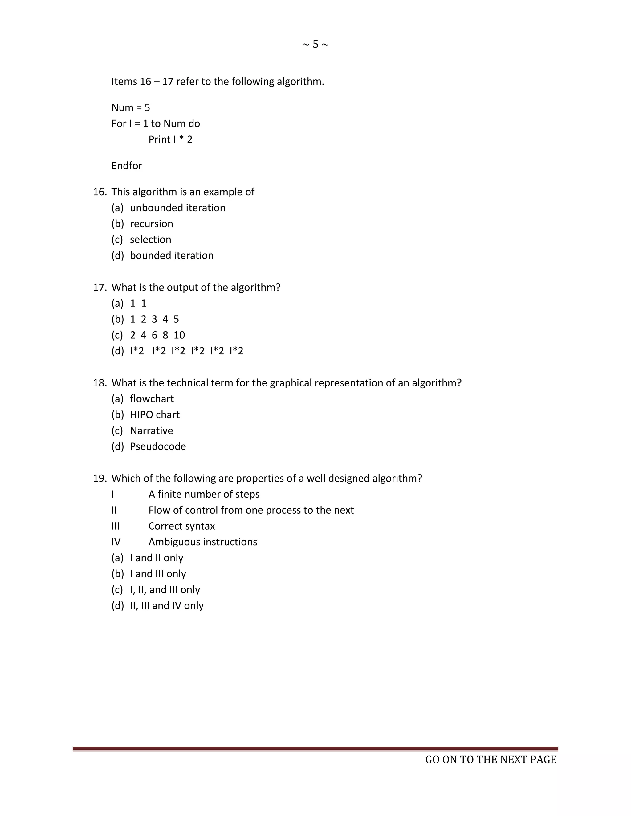 CAPE Computer Science Unit 1 Paper 1 - Practice Paper | PDF