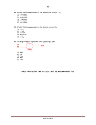 CAPE Computer Science Unit 1 Paper 1 - Practice Paper | PDF