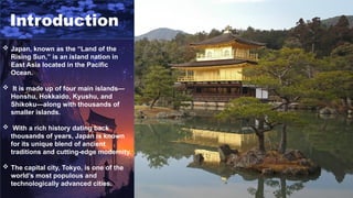 Japan: A Land of Timeless Traditions and technologies | PPTX