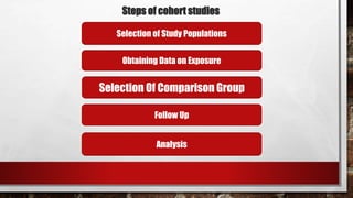 COHORT STUDY | PPT