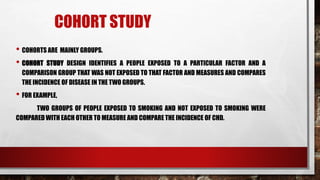 COHORT STUDY | PPT