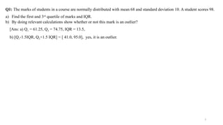 Practice Problems of Statistics Course.pptx