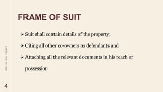 Practice & Procedure of a Partition Suit.pptx