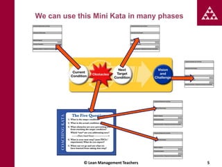 Practice Proces Analysis Mini Kata more often | PPT