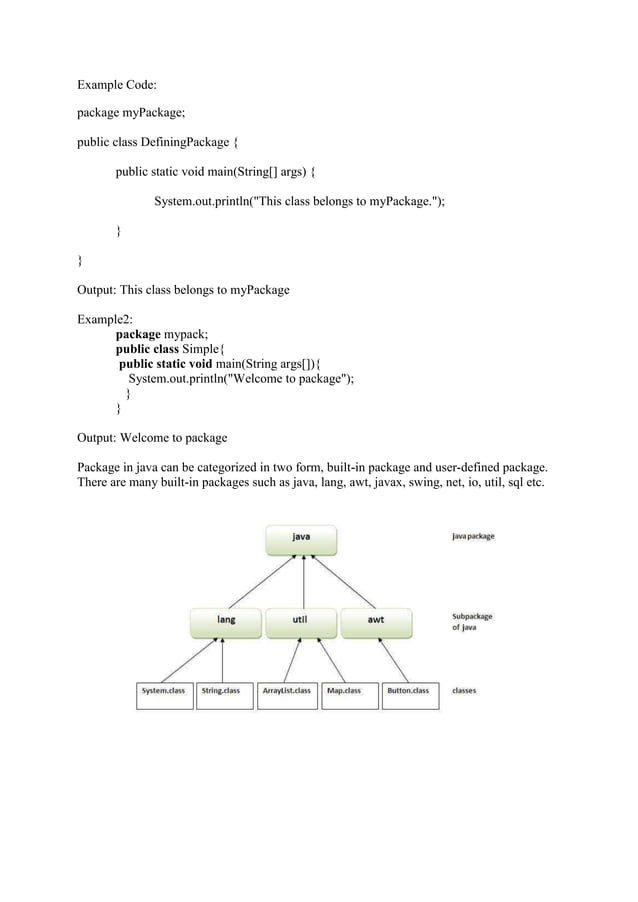Practice Program-9-Packages-Unit 4.docx | Programming Languages | Computing