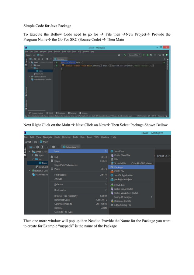 Practice Program-9-Packages-Unit 4.docx | Programming Languages | Computing