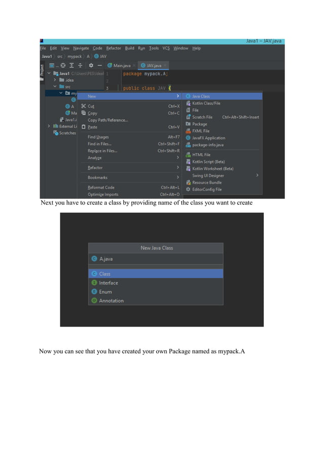 Practice Program-9-Packages-Unit 4.docx | Programming Languages | Computing