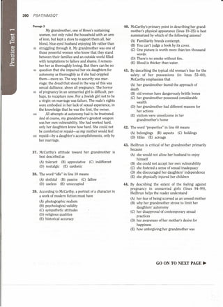 Practice PSAT #1 | PDF