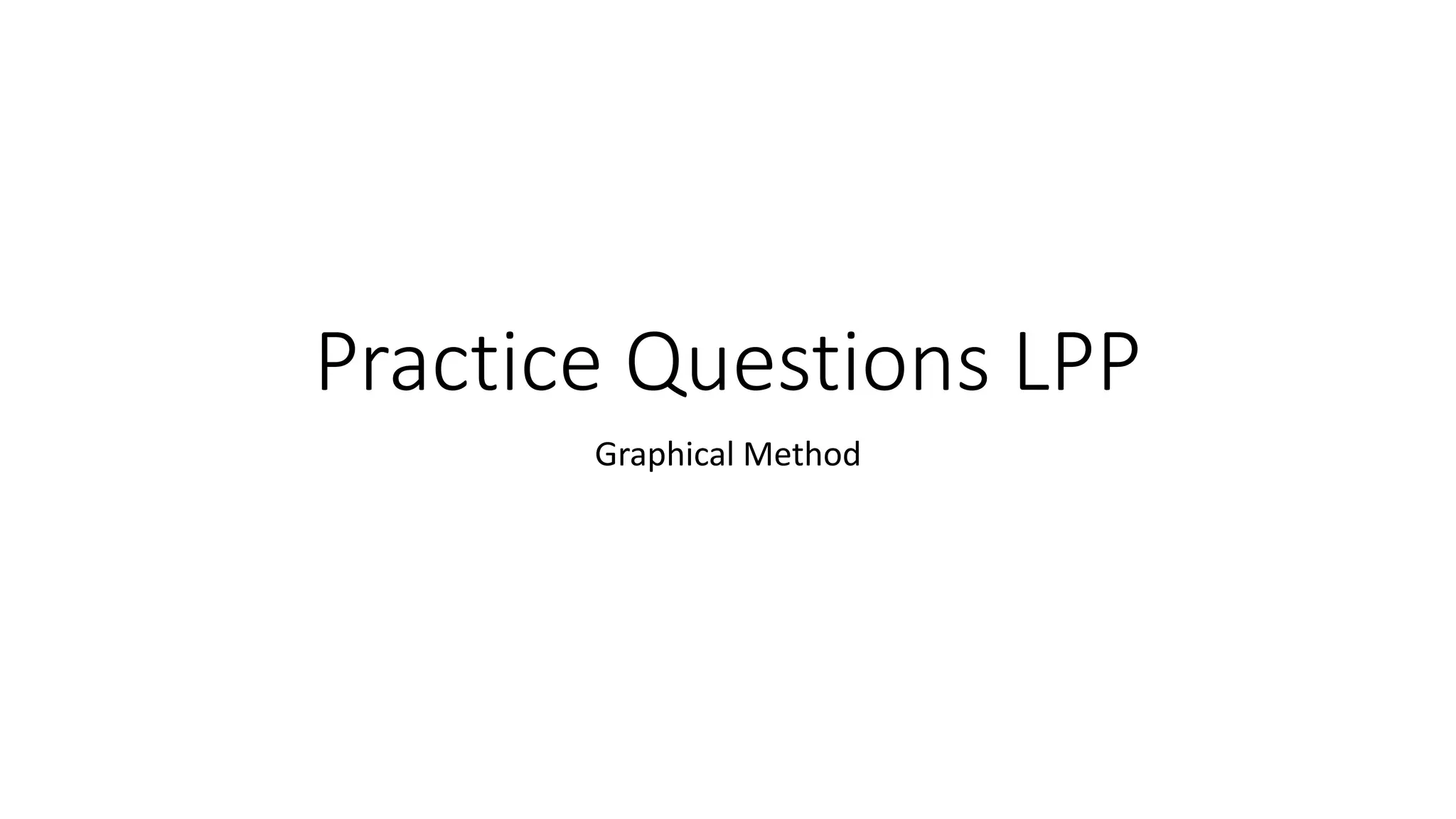 LPP practice questions | PPT