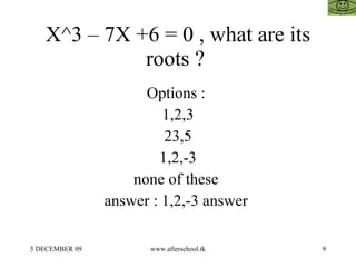 Practice questions and tips in business mathematics | PPT
