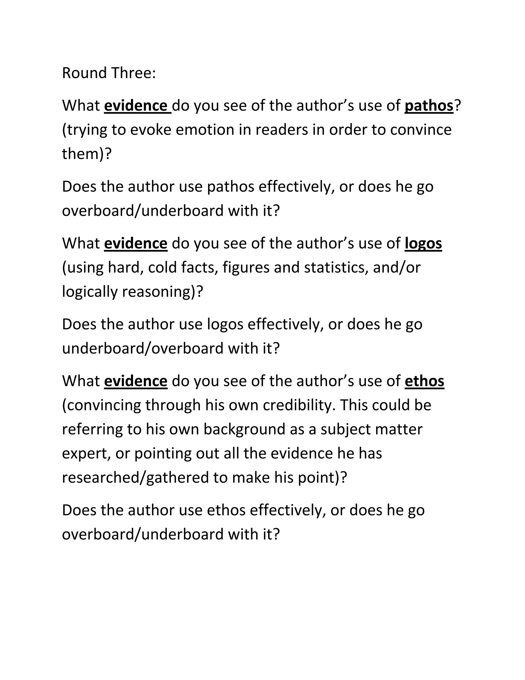 Practice rhetorical analysis questions | DOCX