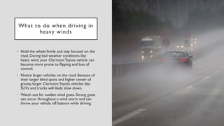 Practice safe driving in bad weather conditions | PDF