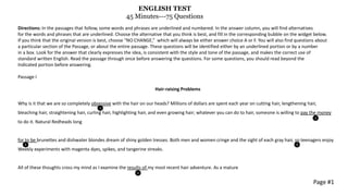 Practice sat test #1 | PPT