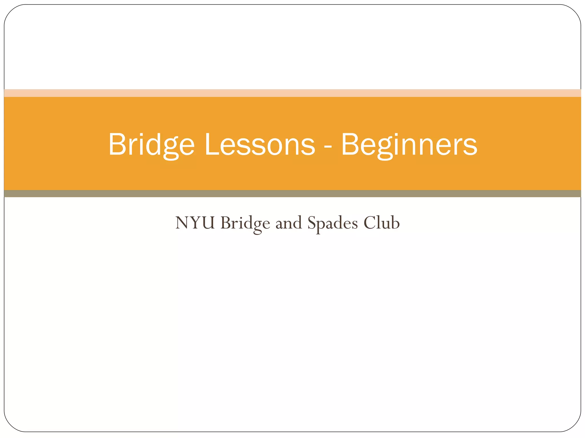 Practice Scenarios For Lesson 6 The Basics Of Overcalling Opponents And ...