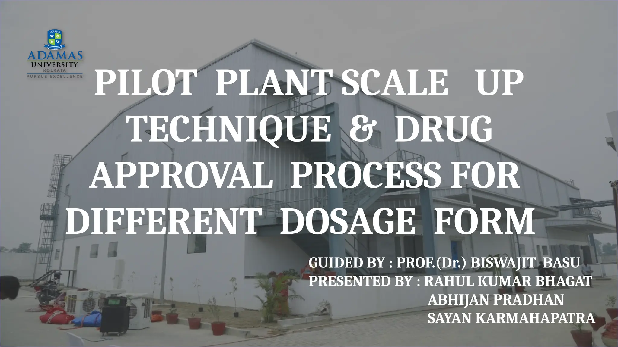Pilot plant scale up technique in pharmaceutical | PPTX