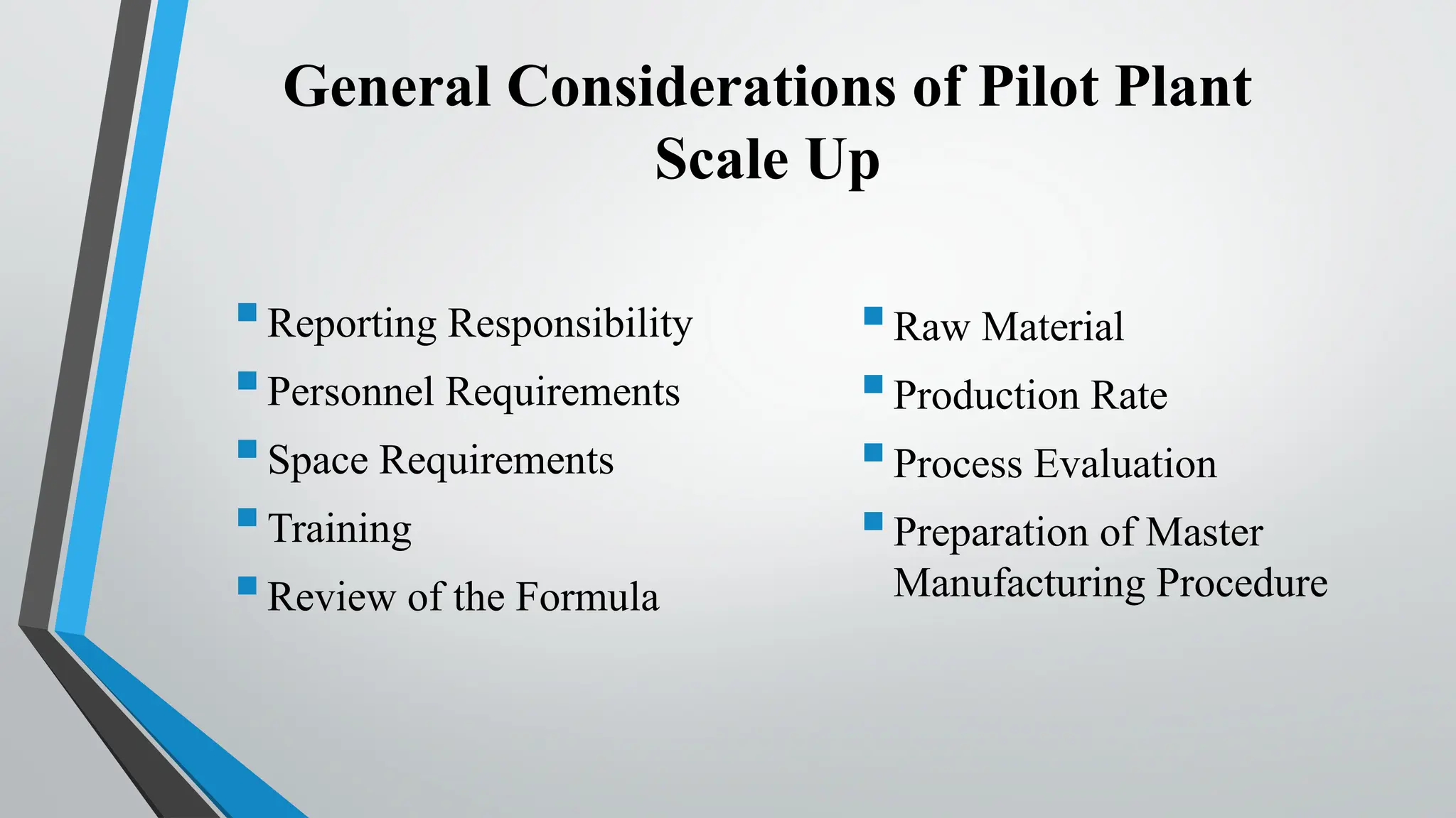 Pilot plant scale up technique in pharmaceutical | PPTX