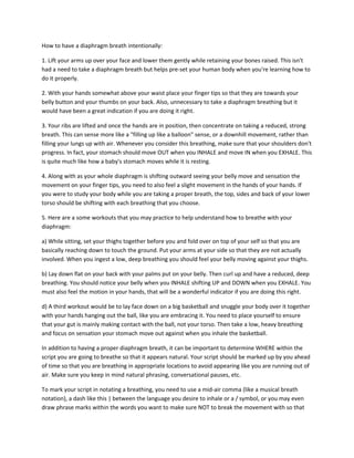 Practices For Better Voice-Over Script Reads | DOC