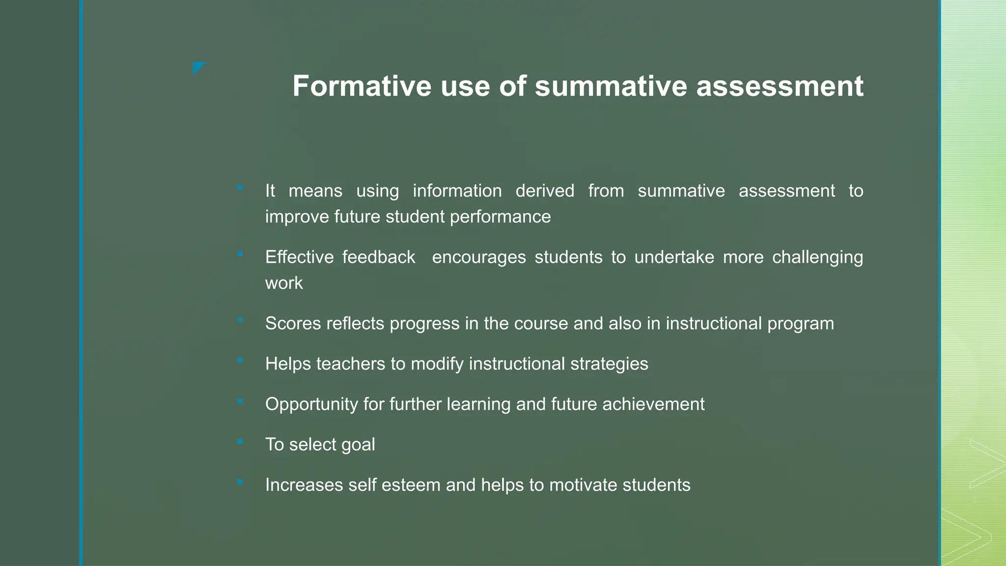 Practices of Assessment :Dialogue,Feedback,peer and self assessment ...