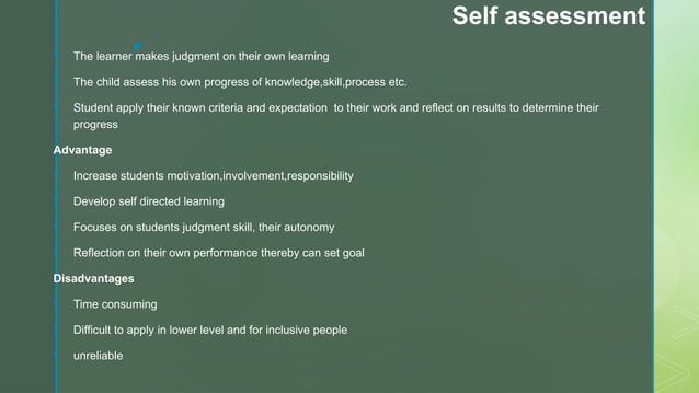 Practices of Assessment :Dialogue,Feedback,peer and self assessment,formative use of summative ...