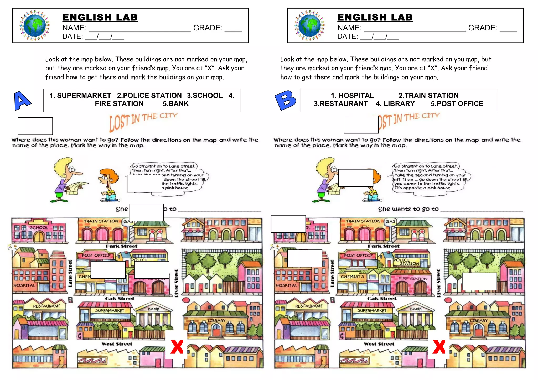 Practice speaking map | PPT