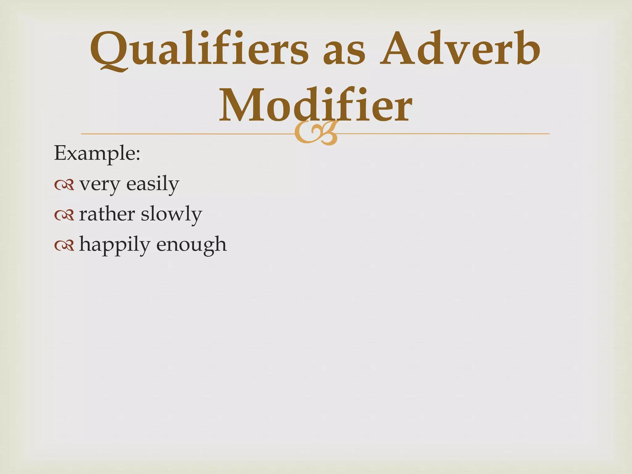 Structures of Modification! | PPTX