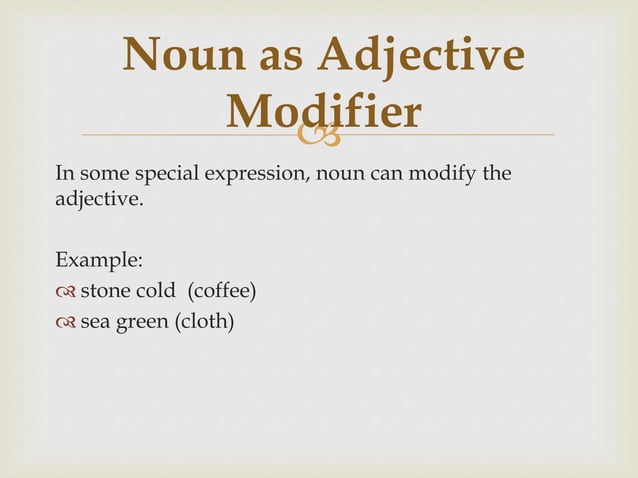 Structures of Modification! | PPTX | Parenting Babies and Toddlers ...