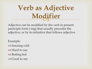 Structures of Modification! | PPTX