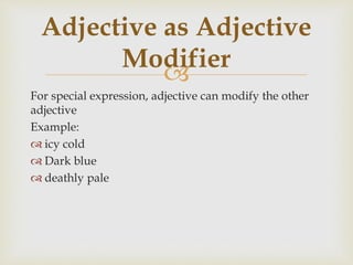 Structures of Modification! | PPTX