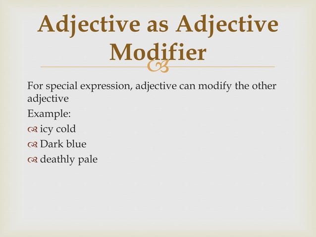 Structures of Modification! | PPTX | Parenting Babies and Toddlers ...