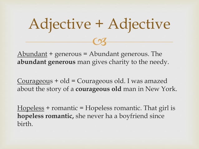 Structures of Modification! | PPTX | Parenting Babies and Toddlers ...