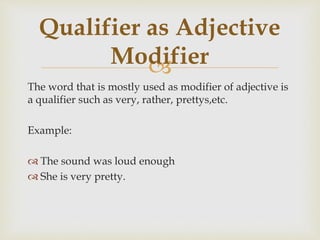 Structures of Modification! | PPTX