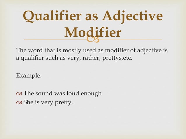 Structures of Modification! | PPTX | Parenting Babies and Toddlers ...
