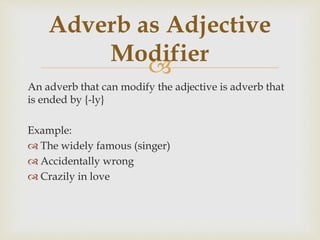 Structures of Modification! | PPTX