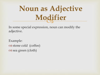 Structures of Modification! | PPT