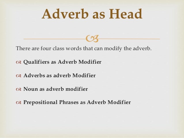 Structures of Modification!