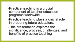 Practicum Notes For Practice Teaching Students | PPTX