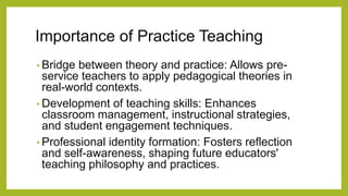 Practicum Notes For Practice Teaching Students | PPTX